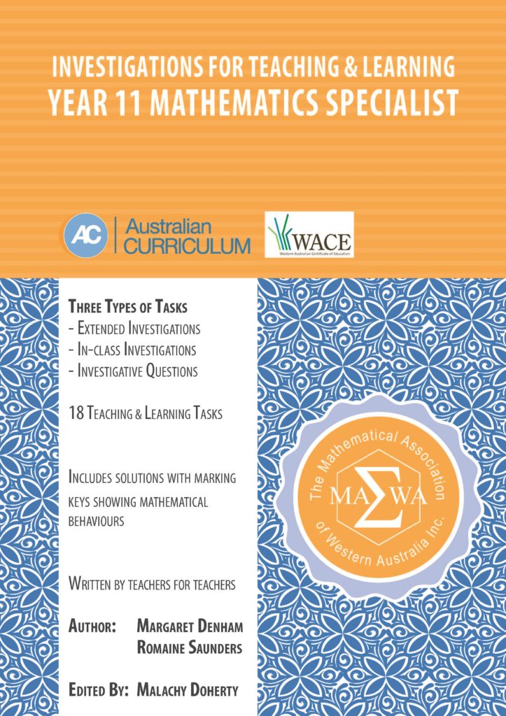 Year 11 Investigation Tasks - Mathematics Specialist - The Maths Store